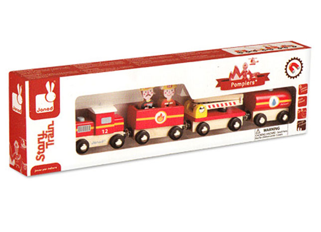 Story Firefighter Train - - Fat Brain Toys