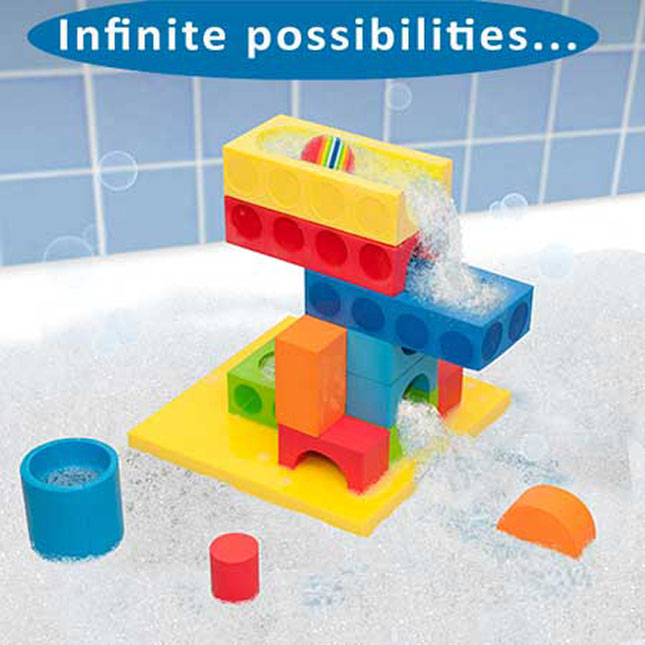 BathBlocks Ball Run in Gift Box - - Fat Brain Toys