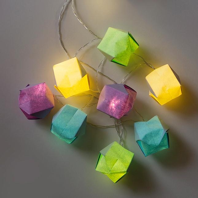 Crafters Make Your Own Origami String Lights - Best for Ages 6 to 12
