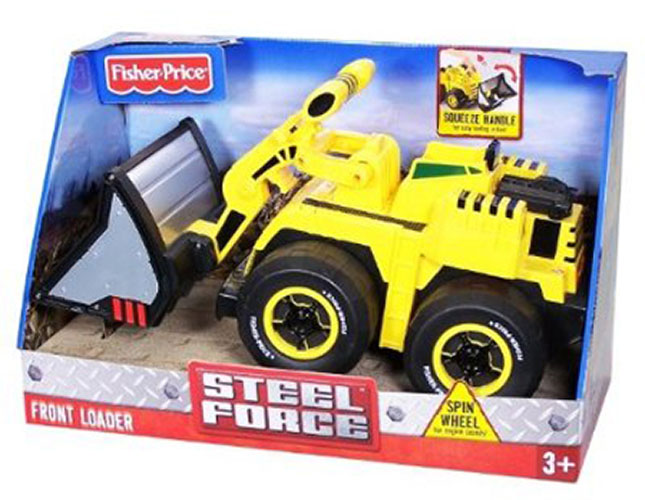 Fisher Price Steel Force Front Loader - - Fat Brain Toys