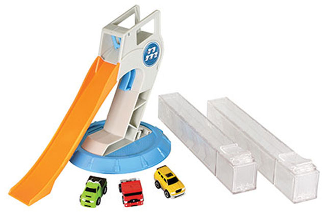 Nitro Micro's Gravity Launcher - - Fat Brain Toys