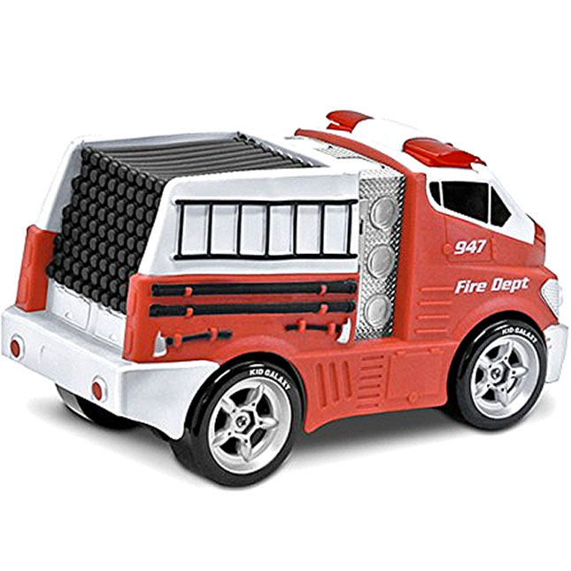 Soft Body Jumbo Lights & Sounds Fire Truck - - Fat Brain Toys