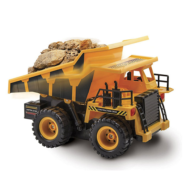 Radio Control Construction Dump Truck - 27 MHz - - Fat Brain Toys