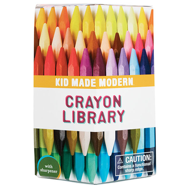 Kid Made Modern Crayon Library - - Fat Brain Toys