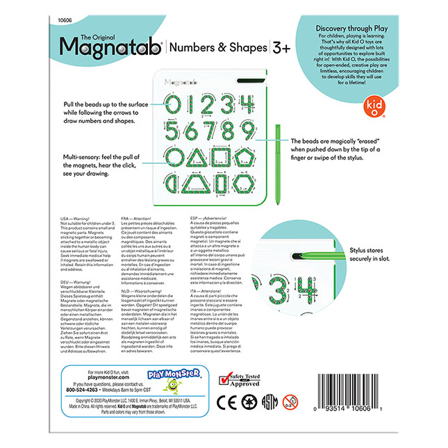 0-9 Numbers Magnatab - Best Early Learning Toys for Ages 3 to 6