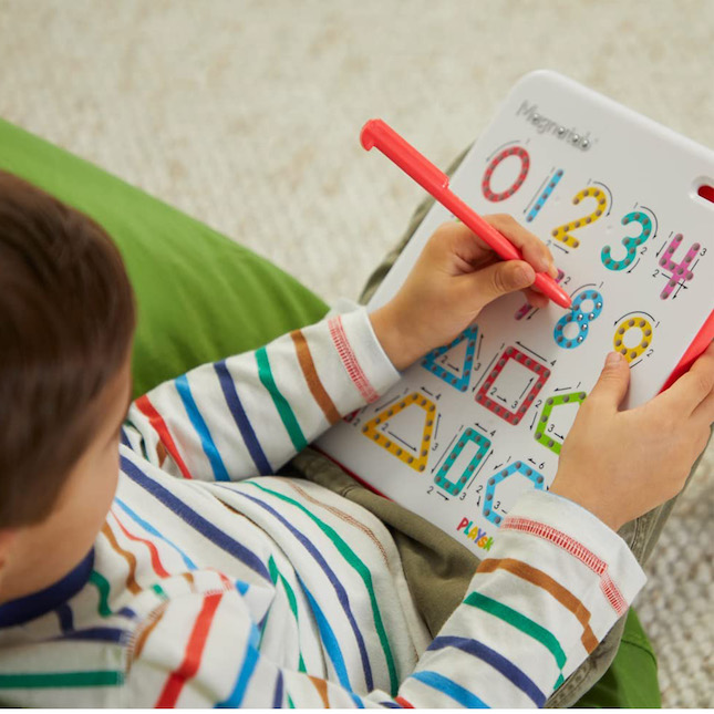 Playskool Magnatab Numbers & Shapes - - Fat Brain Toys