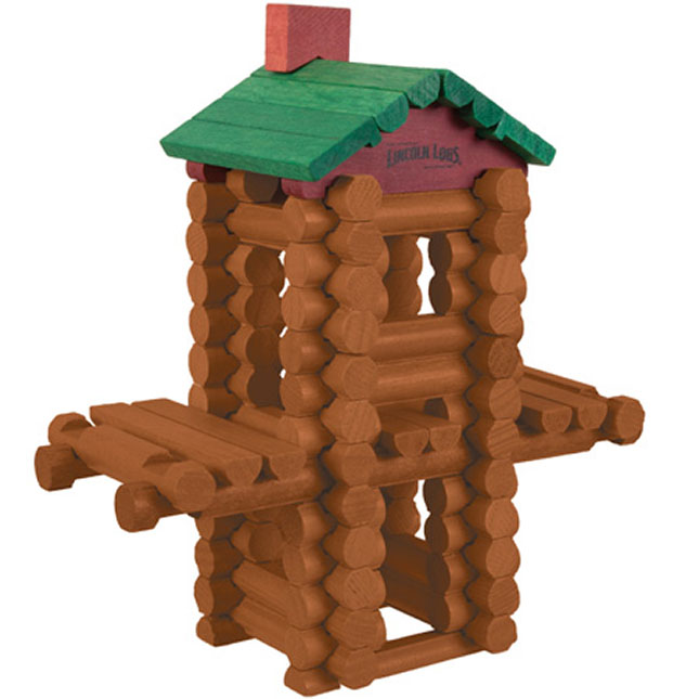 Lincoln Logs 100th Anniversary Tin - 111 pc - Best for Ages 3 to 5