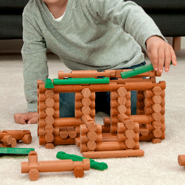 Lincoln Logs 100th Anniversary Tin - 111 pc - Best for Ages 3 to 5