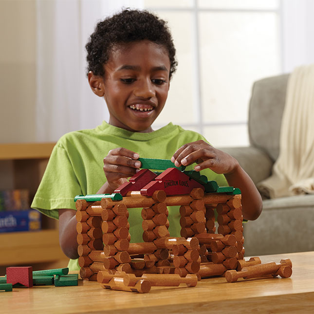 Lincoln Logs 100th Anniversary Tin - 111 pc - Best for Ages 4 to 5