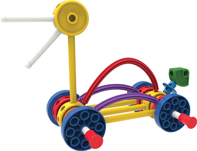 Tinkertoy Wild Wheels Building Set - - Fat Brain Toys