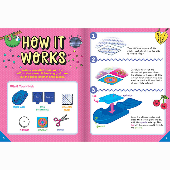 Klutz Make Your Own Puffy Stickers - - Fat Brain Toys