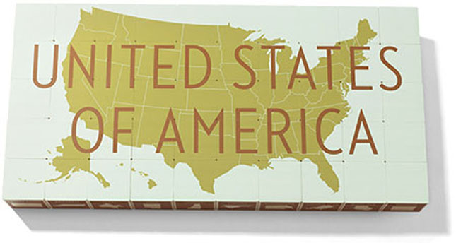 United States Block Set - - Fat Brain Toys
