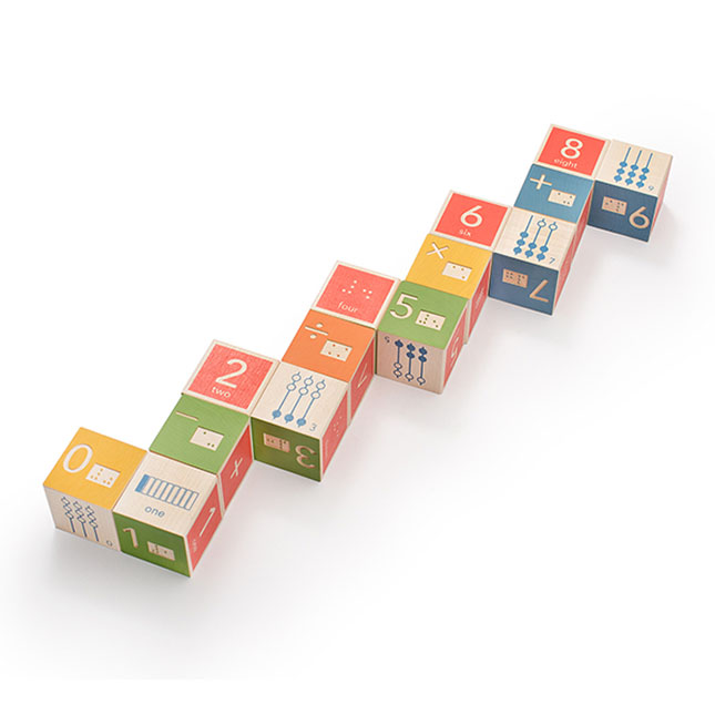 Braille Math Blocks - - Fat Brain Toys