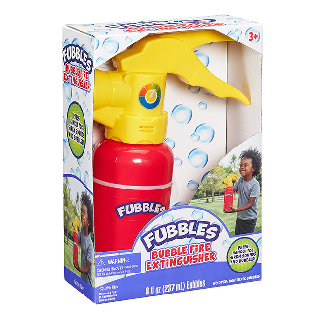Fubbles Bubble Fire Extinguisher - - Fat Brain Toys