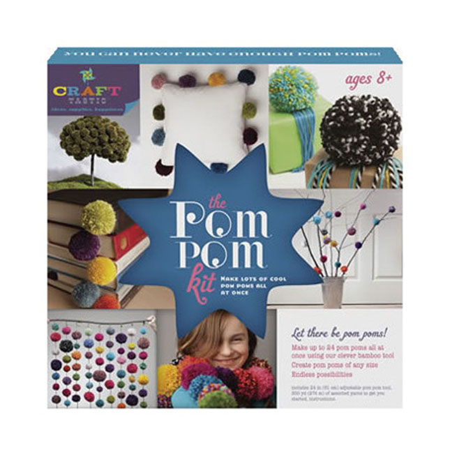 Craft-tastic - Mini Pom Pom Kit - - Fat Brain Toys