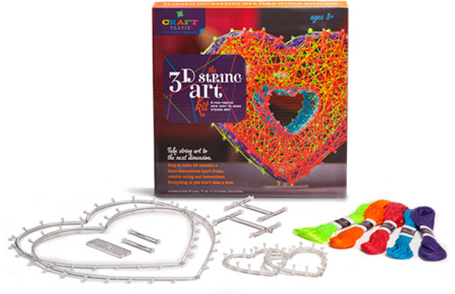Craft-tastic - 3D String Art - - Fat Brain Toys