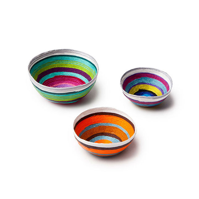 Craft Crush Thread Bowls - - Fat Brain Toys