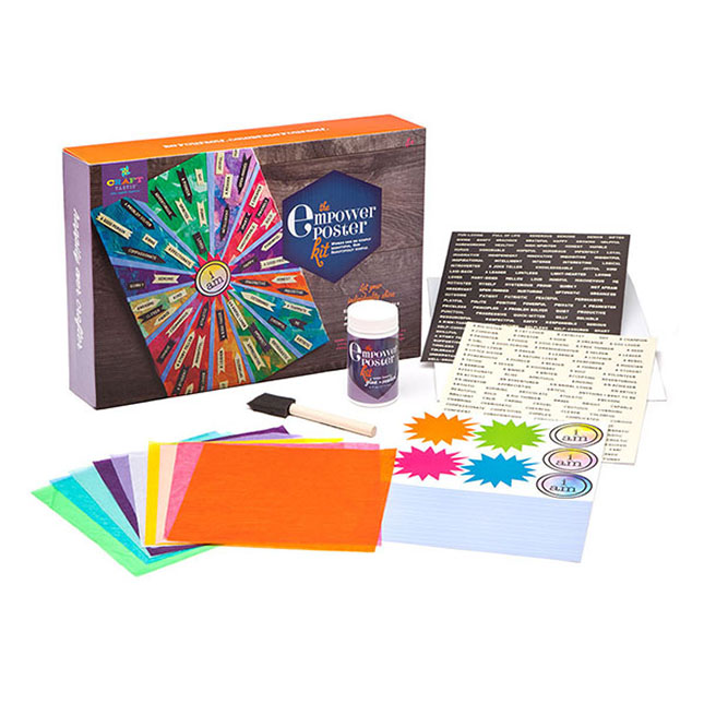 Craft-tastic - Empower Poster Kit - - Fat Brain Toys