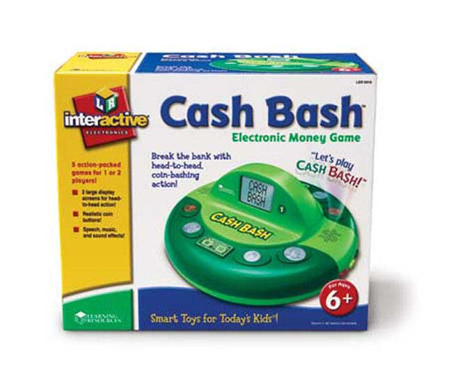 Cash Bash Electronic Money Game - - Fat Brain Toys