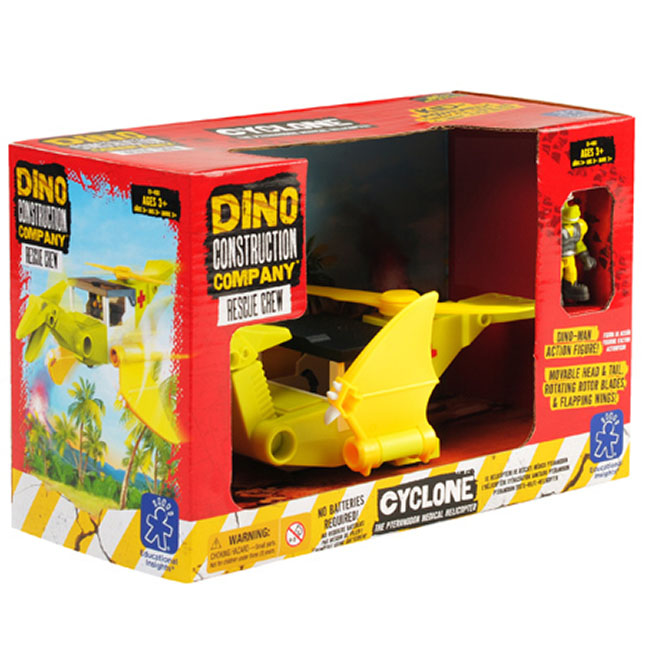 Dino Construction Company Rescue Crew - Cyclone the Pteranodon Helicopter