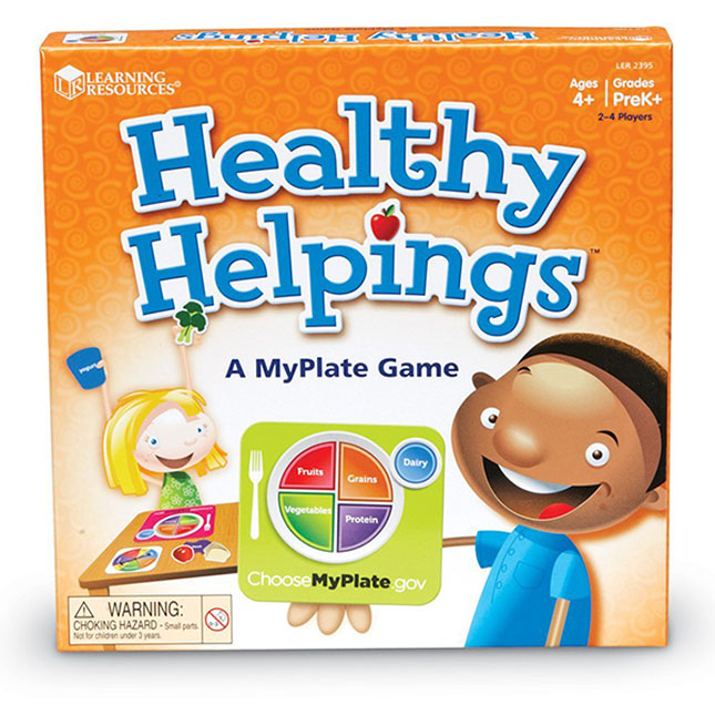 Healthy Helpings MyPlate Game - - Fat Brain Toys