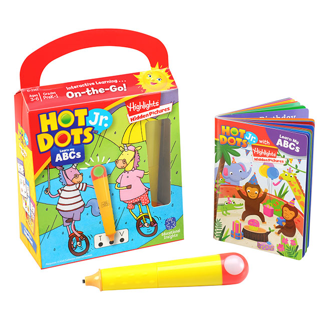 Hot Dots Jr. with Highlights On-the-Go! Learn My ABCs