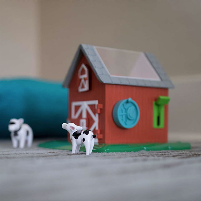 Bright Basics Busy Barn - - Fat Brain Toys