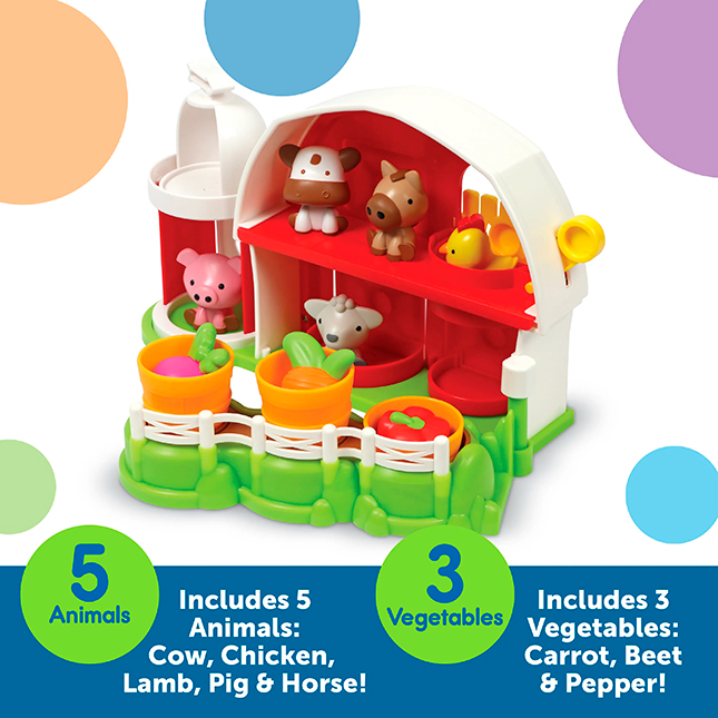 Peekaboo Learning Barnyard Playset - Best for Ages 2 to 4
