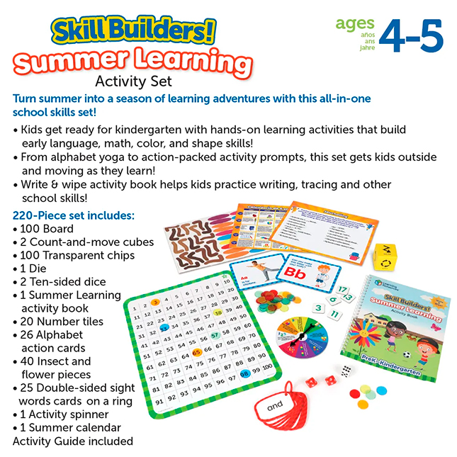 Skill Builders! Summer Learning Activity Set - Pre-K to Kindergarten