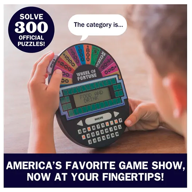 Wheel of Fortune Electronic Game - - Fat Brain Toys
