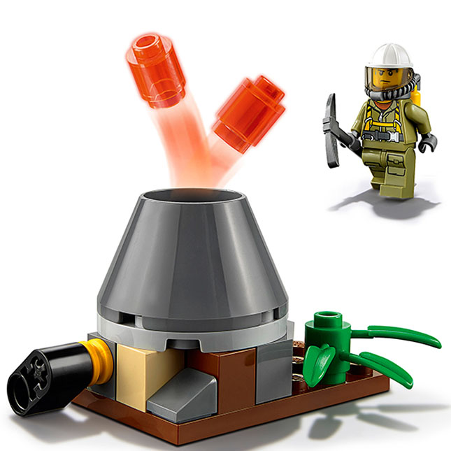 LEGO City - Volcano Starter Set - - Fat Brain Toys