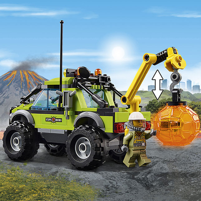 LEGO City - Volcano Exploration Truck - - Fat Brain Toys