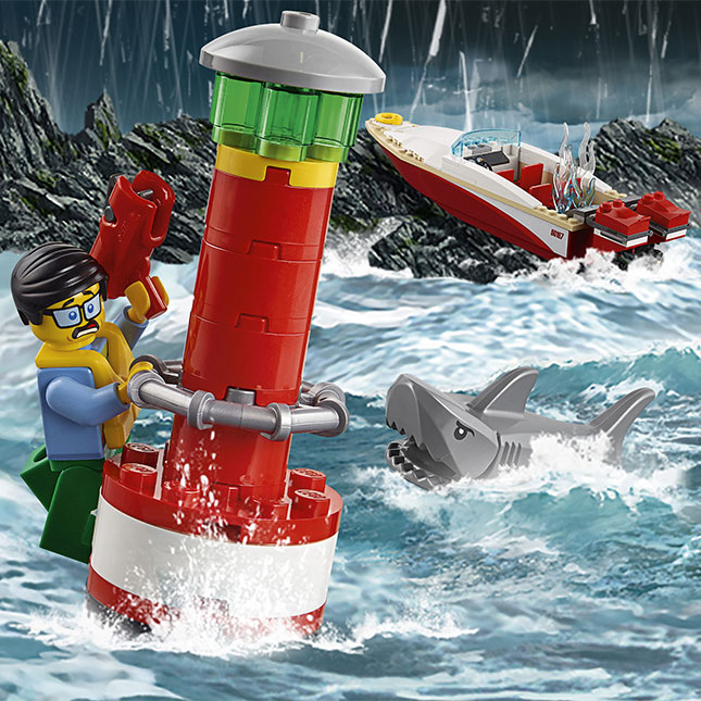 LEGO City Coast Guard Headquarters - - Fat Brain Toys