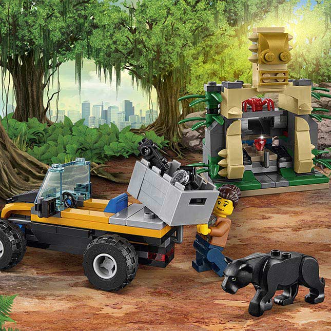 LEGO City Jungle Halftrack Mission - - Fat Brain Toys