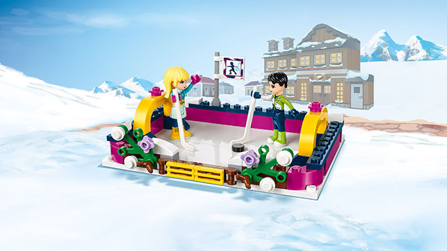 LEGO Friends Snow Resort Ice Rink - - Fat Brain Toys