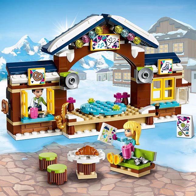 LEGO Friends Snow Resort Ice Rink - - Fat Brain Toys