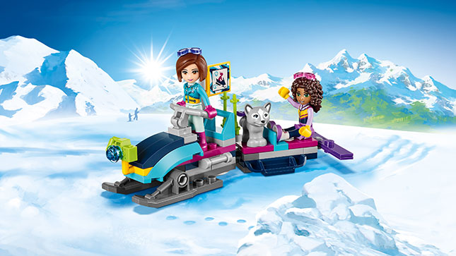 LEGO Friends Snow Resort Chalet - - Fat Brain Toys