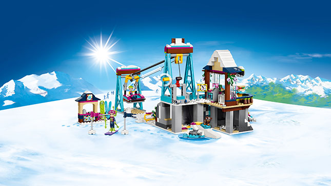 LEGO Friends Snow Resort Ski Lift - - Fat Brain Toys