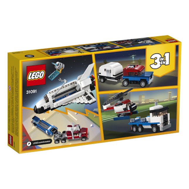 LEGO Creator - Shuttle Transporter - - Fat Brain Toys