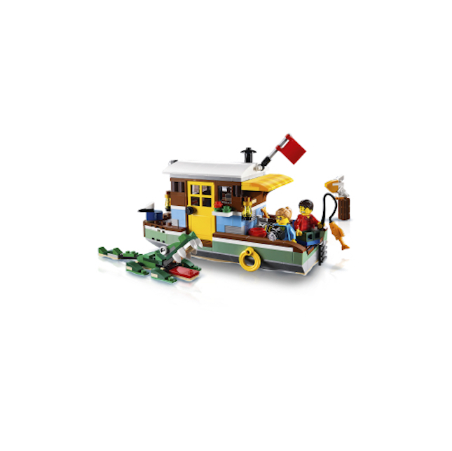 LEGO Creator - Riverside Houseboat - - Fat Brain Toys