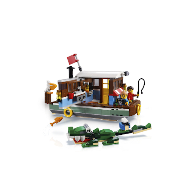 LEGO Creator - Riverside Houseboat - - Fat Brain Toys