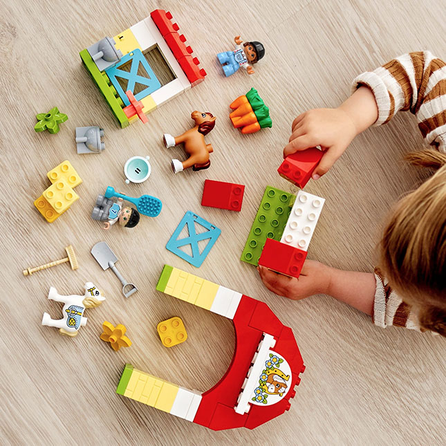 LEGO DUPLO Town - Horse Stable and Pony Care - - Fat Brain Toys