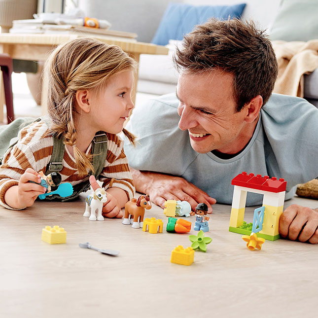 LEGO DUPLO Town - Horse Stable and Pony Care - - Fat Brain Toys