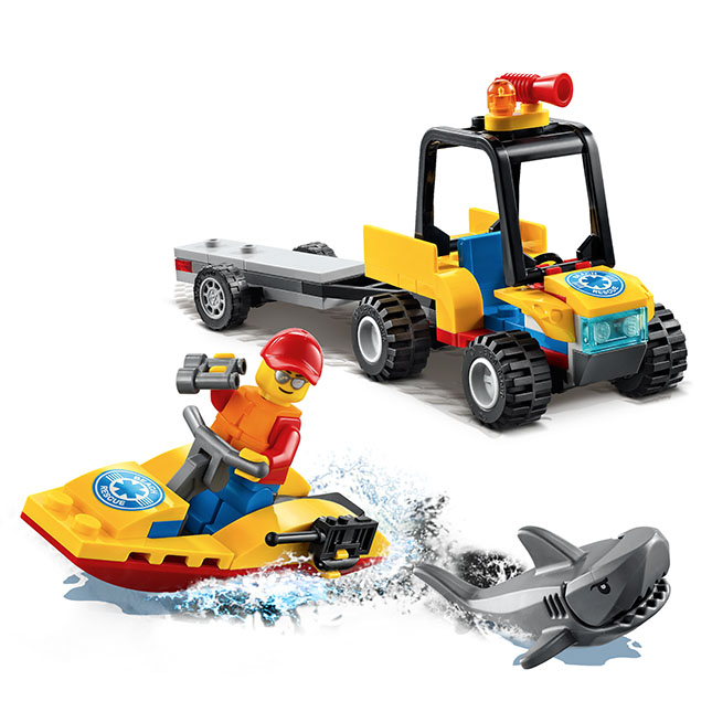 LEGO City Great Vehicles - Beach Rescue ATV - - Fat Brain Toys
