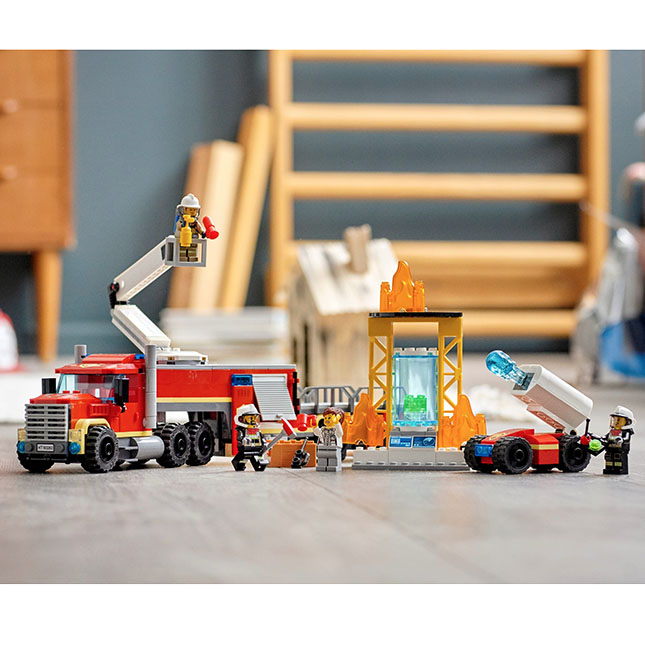 LEGO City Fire - Fire Command Unit - - Fat Brain Toys