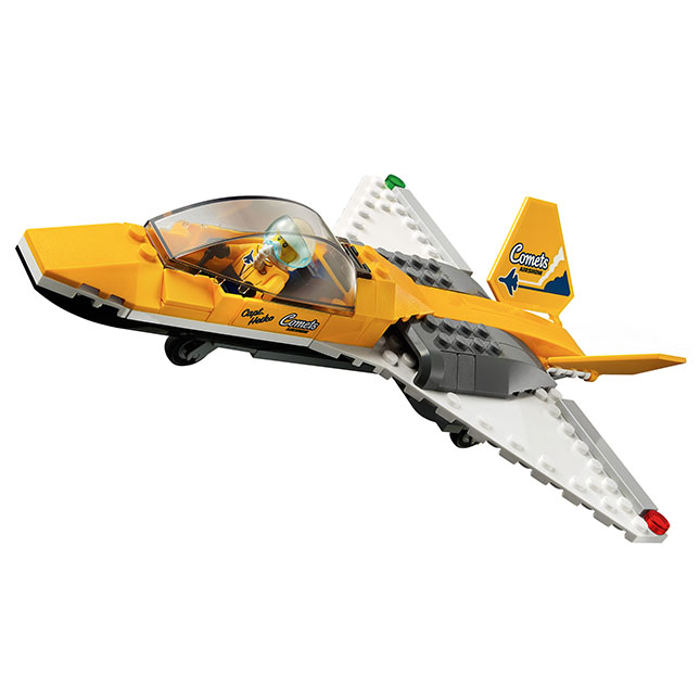 LEGO City Great Vehicles - Airshow Jet Transporter - - Fat Brain Toys