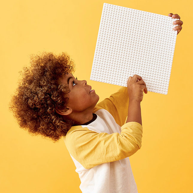 LEGO Classic - White Baseplate - - Fat Brain Toys