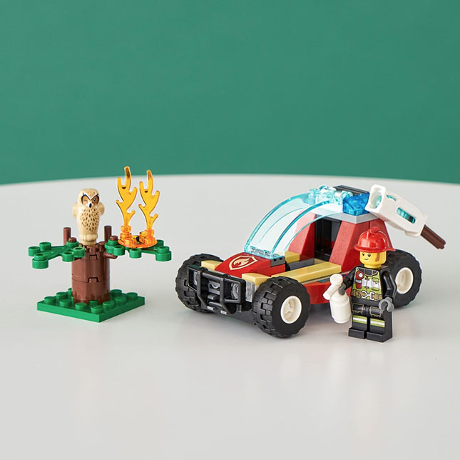 LEGO City Fire - Forest Fire - - Fat Brain Toys