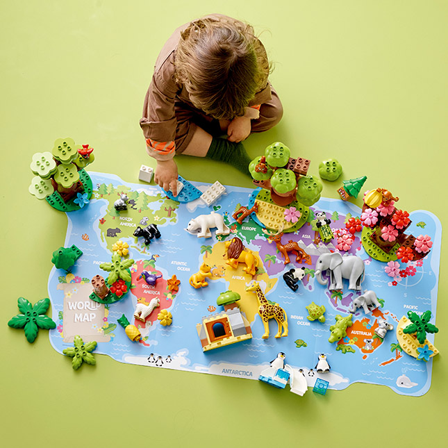 LEGO DUPLO Town - Wild Animals of the World - - Fat Brain Toys