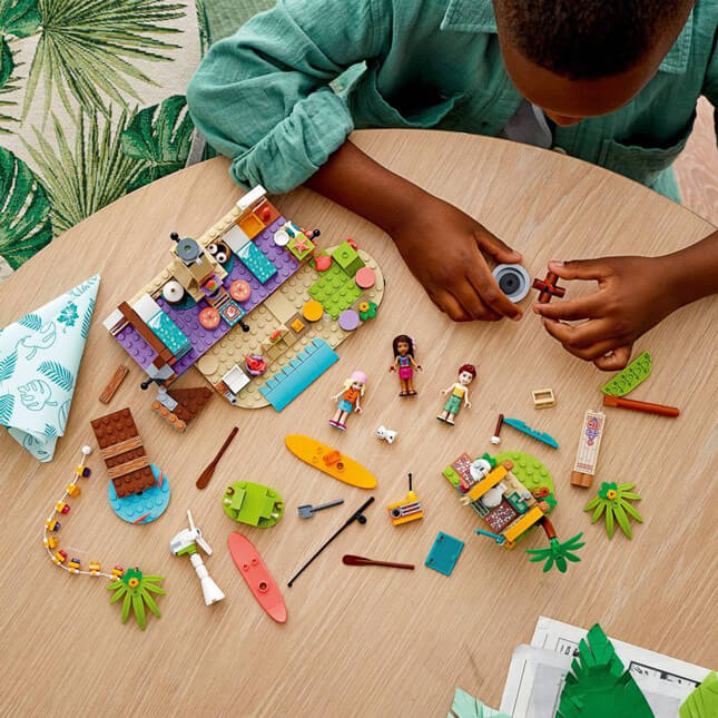LEGO Friends - Beach Glamping - - Fat Brain Toys